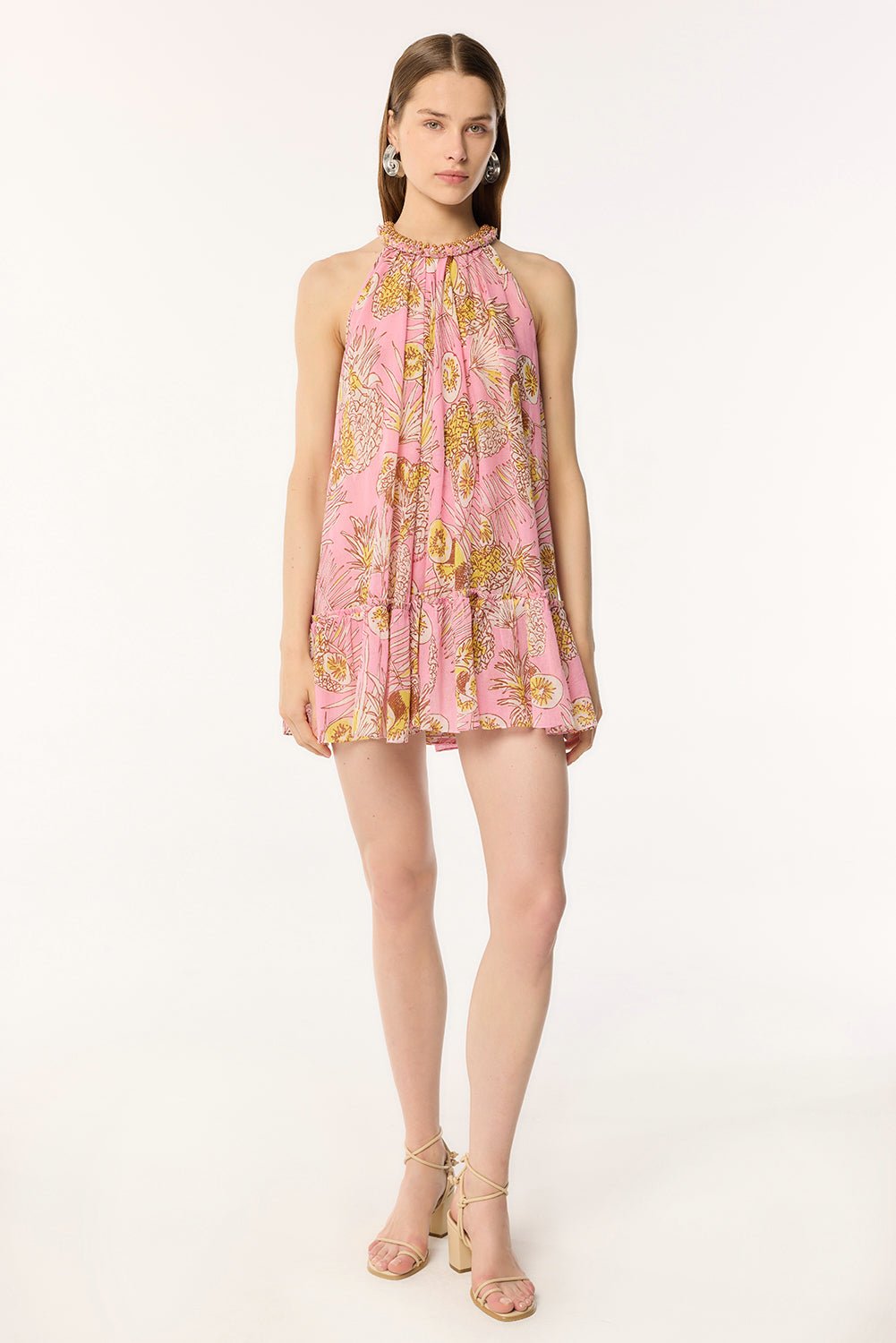Mini Dress Cleo - Pink Karibia | Spring Collection | Poupette St Barth